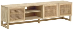 OnaDnes -20% Dřevěný TV stolek Kave Home Rexit 180 x 41 cm