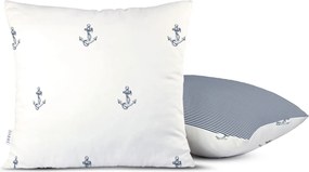 Perkálový bavlněný povlak na polštář Ocean mode - duo - GOTS Velikost: atypický 40 x 60