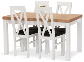 Jídelní sestava RITA stůl + 4 židle