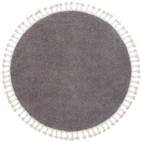 Dywany Łuszczów Kusový koberec Berber 9000 brown kruh Rozměry koberců: 120x120 (průměr) kruh