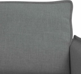 Set pohovek 2 ks Tmavě šedá Textil 3407612