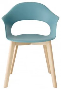 Scab Plastová židle Natural LADY B Barva plastu Scab Lněná Moření Scab FS-buk bělený 2843