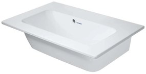 Duravit ME by Starck - Nábytkové umyvadlo Compact, 63x40 cm, matná bílá 2342633260