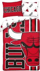 Oboustranné ložní povlečení z mikrovlákna Chicago Bulls - NBA - 70x90 cm + 140x200 cm