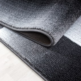 Ayyildiz, Kusový koberec Miami 6560 Black, 80x150, šedá, chodba / předsíň