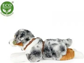 RAPPA Plyšový pes Australský ovčák ležící 61 cm / ECO-FRIENDLY / od 0