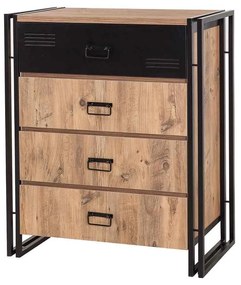 Designová komoda Ilaria 90 cm borovice