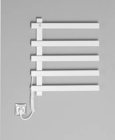 Sapho Elcor elektrický sušák ručníků 480 x 520 x 50 mm 85W bílá EB520