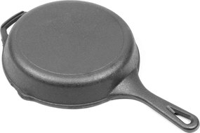 Litinová pánev Wiltec – 20 cm, černá (62955)