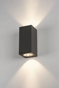 LA 234505 BIG THEOWALL venkovní nástěnné svítidlo 2x17,5W LED 3000K Flood up/down antracit - BIG WHITE (SLV)
