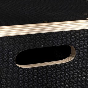 SPORTNOW Plyo box/jump box, robustní, 40,5 x 35,5 x 30,5 cm, černý, rukojeť 10x3,5 cm, do 120 kg