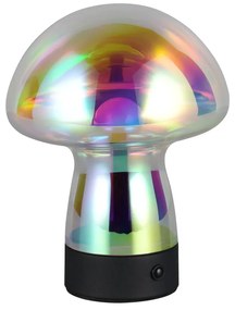 LED stolní lampa se skleněným stínidlem (výška 18 cm) Dooley – Reality