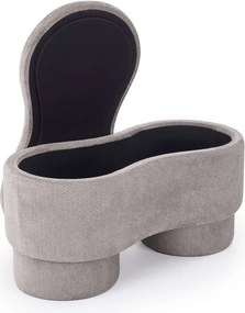 Taburet Karperi, šedá