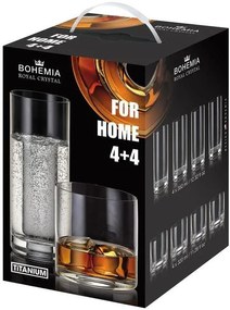 Sklenice bohemia royal crystal sklenice 8 ks for home