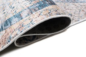 Moderní koberec v hnědých odstínech s jemným vzorem Šířka: 80 cm | Délka: 150 cm