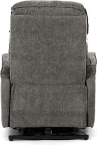 Polohovací křeslo šedé, elektrické TV-H9727 GREY2