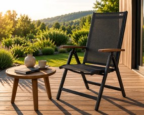 Doppler EXPERT WOOD Plus polohovací zahradní křeslo
