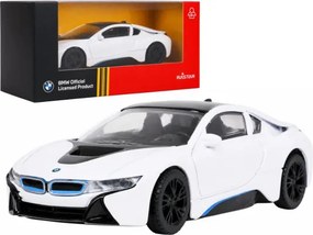 Model auta BMW i8 1:43 RASTAR bílé
