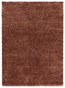 Vopi | Kusový koberec Brilliant shaggy 4200 cooper - Kruh průměr 200 cm