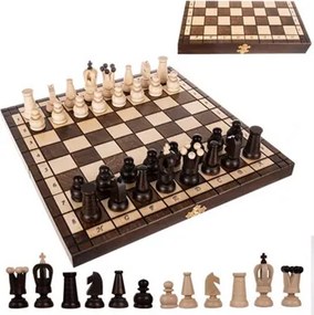 Kruzzel 26038 Královské šachy dřevěné 31 x 31 cm