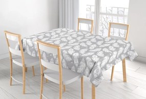 Bellatex Ubrus ADÉLA Pírka šedá, bílá rozměr 100x100 cm