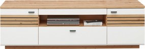 XXXLutz NÍZKÁ KOMODA, bílá, dub artisan, 190/60/47 cm Stylife - Komody bílé - 001937008430