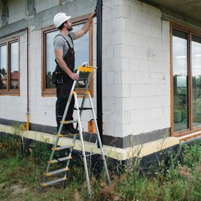 Hliníkové schůdky 7 stupňů jednostranné DRABEST ALD7 MAX