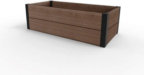 Vyvýšený záhon keter záhon vyvýšený maple trough, dřevoplast, hnědý, 106 x 50 x 32 cm