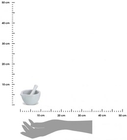 Hmoždíř Porcelain s paličkou