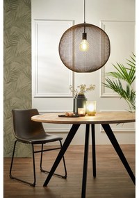 Matně černé závěsné svítidlo s kovovým stínidlem ø 50 cm Reilley – Light &amp; Living