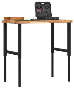 Pracovní stůl 100x60x(73–99,5) cm masivní akácie obdélníkový 3309693
