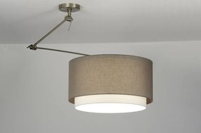 Závěsné designové svítidlo nad stůl Piega Taupe
