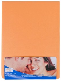 Plachta ložní mandarinková superstretch, Plachta 90x200