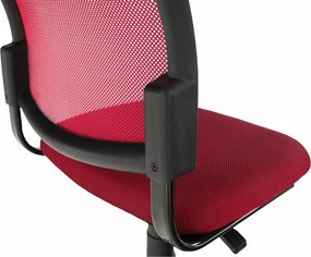 Tempo Kondela Dětská židle RAMIZA, tmavočervená/černá