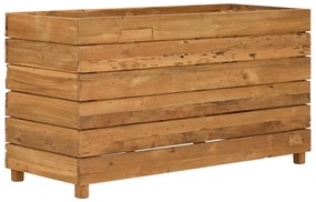 vidaXL Marketos Vyvýšený záhon 100x40x55 cm recyklované teakové dřevo a ocel