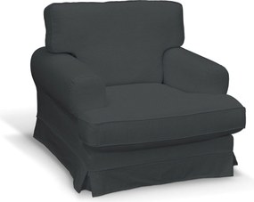 Potah na křeslo IKEA Ekeskog barva šedá látka sametová