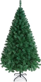 Umělý vánoční stromek Yaheetech – zelená, 124 cm (267364081065)