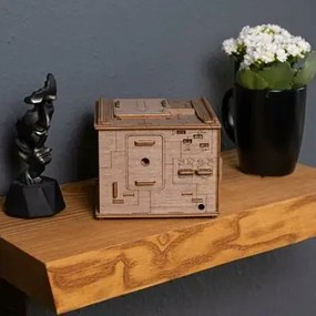 EscapeWelt 3D dřevěná mechanická skládačka hlavolamu Vesmírná kapsle /