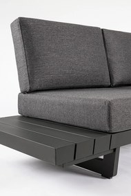 BIZZOTTO Zahradní rohová pohovka INFINITY antracit 253 cm 0663431