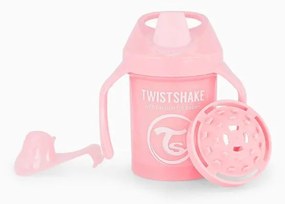 Twistshake Hrnek učící 230 ml 4 m+ Pastelově růžová