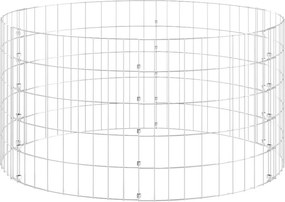 Zahradní kompostér Ø 100 x 50 cm pozinkovaná ocel 3115943