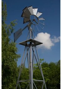 TUIN zahradní větrný mlýn 245 cm šedá
