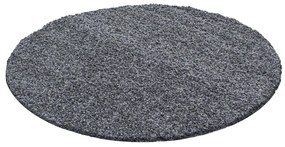 Tmavě šedý kulatý koberec ø 120 cm Life – Ayyildiz Carpets