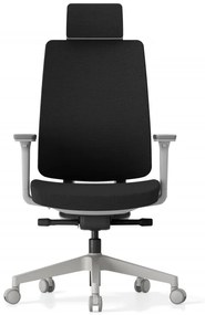 Kancelářská ergonomická židle OFFICE More K50 — bílá Černá