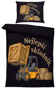 Povlečení Nejlepší skladník (Rozměr : 1x140/200 + 1x90/70)