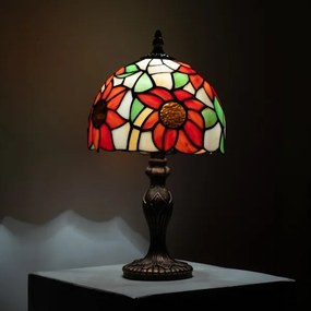 BRILAGI - Tiffany vitrážová stolní lampa SUNFLOWER 1xE27/60W/230V