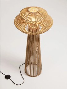 Provazová stojací lampa v přírodní barvě (výška 90,5 cm) Nua – Nova Luce