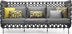 Kenneth Cobonpue designové zahradní sedačky Cabaret Sofa (high back, exteriér)