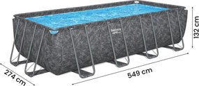 Zahradní rámový bazén 11v1, 549x274x132cm | Bestway
