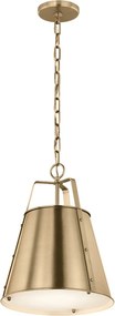 Elstead ETCHER vintage lustr 33 cm šampaňský bronz 1x E27